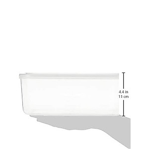 Décor Tellfresh 4L Oblong Food Container | Airtight Lid | Dishwasher Safe | 4L Capacity