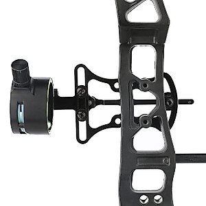 Single Pin Bow Sight Compound Bow Sights with 4X 6X 8X Lens 1 Pin Bow Sight Archery Hunting Sighting Suitable for Right-Handed Archers (8X Lens Bow Sight)