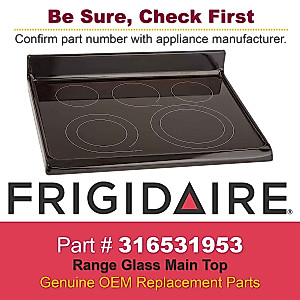 Frigidaire 316531953 Glass Cooktop Range/Stove/Oven