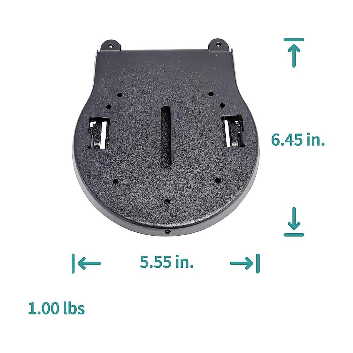 top0 PTZ Camera Ceiling Mount Bracket, Small Universal Ceiling Mounting Bracket Compatible with PTZOptics,HuddleCam,SMTAV,AVIPAS,AVKANS (Ceiling Mount, Black)