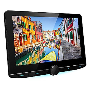 KENWOOD eXcelon Reference DMX1057XR 10.1" Digital Multimedia Bluetooth Car Stereo with USB, 10.1" Floating Touchscreen HD Display, AM/FM HD Radio, Double DIN, Apple CarPlay or Android Auto, SiriusXM