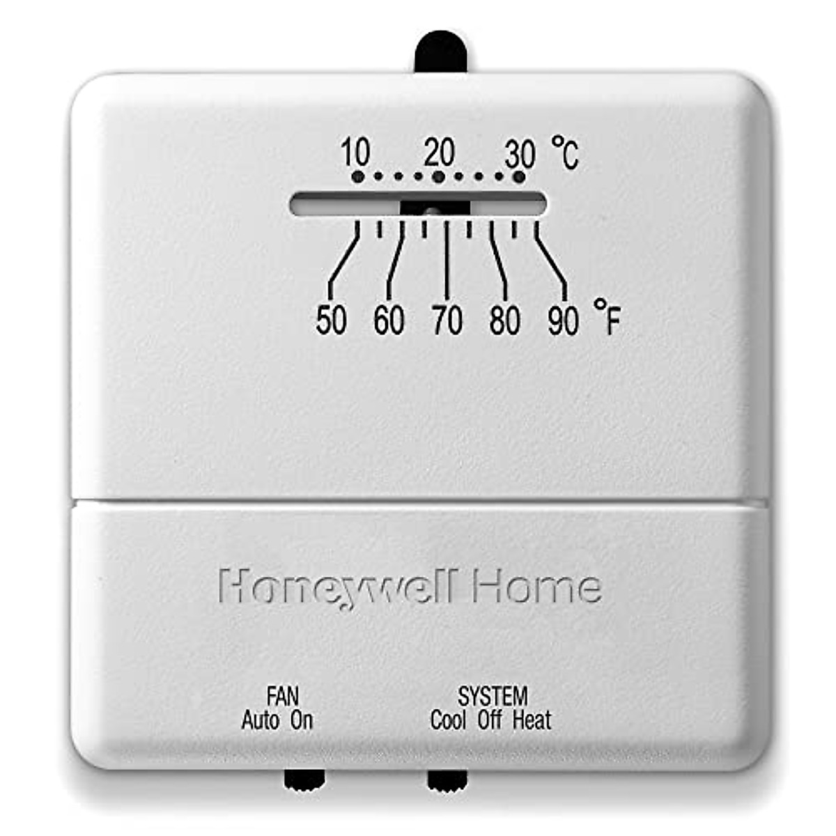 Honeywell Home CT31A1003 Heat/Cool Non-Programmable Thermostat, White