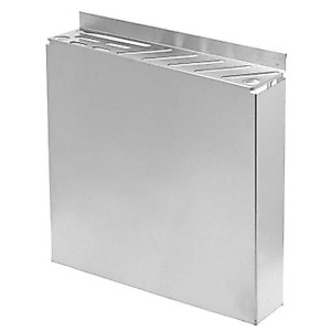 TrueCraftware Stainless Steel Knife Rack - Fits Assorted Sized Knives - 12" x 2.5"