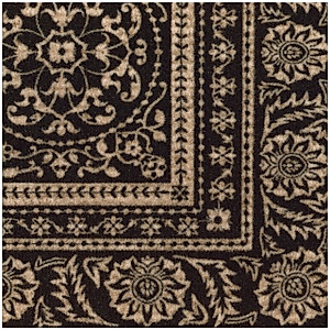 RUGGABLE Washable Front Entryway 2x3 Welcome Door Mat, Mabelle Black, Premium Doormat for Indoor Outdoor Entry with Gripper Non Slip Pad