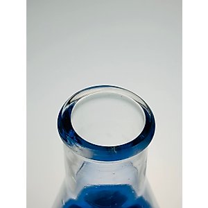 LUERFLEX 1000ML 32OZ Filtering Flasks Borosilicate Glass Conical Erlenmeyer Flask Pack of 1