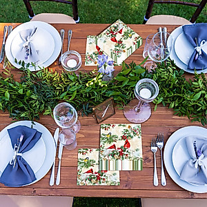 50pcs Christmas Cardinal Guest Napkins 3 Ply Disposable Paper Pack Red Cardinal Bird Paper Luncheon Dinner Hand Napkins Cardinals Birthday Party Decor Bird Party Supplies