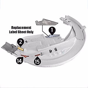 Replacement Stickers for Hot-Wheels City Ultimate Garage GJL14 - Die-Cast Cars Playset ~ Replacement Label Sheet