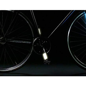 ATPC Japan Pedal Arm Reflector Reflector to Paste on Bicycle Crank Strong Reflection of Light Nightly Safety is Improved by 360 Degree Visibility Road Bike, MTB P.S.V Technology