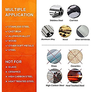 AugTouf Cobalt Drill Bit Set (13 pcs), M35 HSS Metal Drill Bits for Steel, Stainless Steel, Metal and Cast Iron,1/16"-1/4"