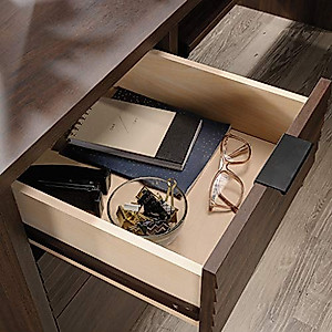 Sauder 426914 Englewood L-Desk, Spiced Mahogany™ Finish