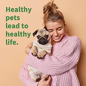 ANCONOVA Pet Teeth Disposable Gentle Cleaning Wipes Multifunctional, Finger Toothbrush for Dogs & Cats Bad Breath Eliminator Removing Plaque & Tartar Buildup No-Rinse Gum Care Pet Wipes 55