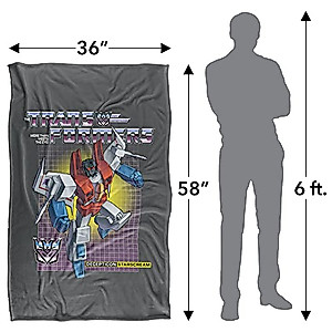 Transformers Starscream Silky Touch Super Soft Throw Blanket 36" x 58"