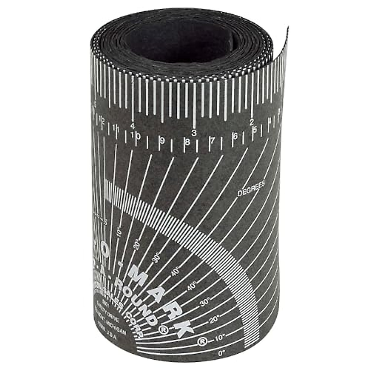 Jackson Safety Flexible Wrap-A-Round Pipe Marking Tool, 4" to 12" Pipe Diameter, Black, XL, 14754