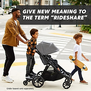 Baby Jogger City Select 2 Single-to-Double Modular Travel System, Includes City GO 2 Infant Car Seat, Radiant Slate