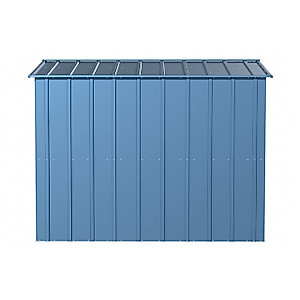 Arrow Classic Steel Storage Shed, 8x8, Blue Grey