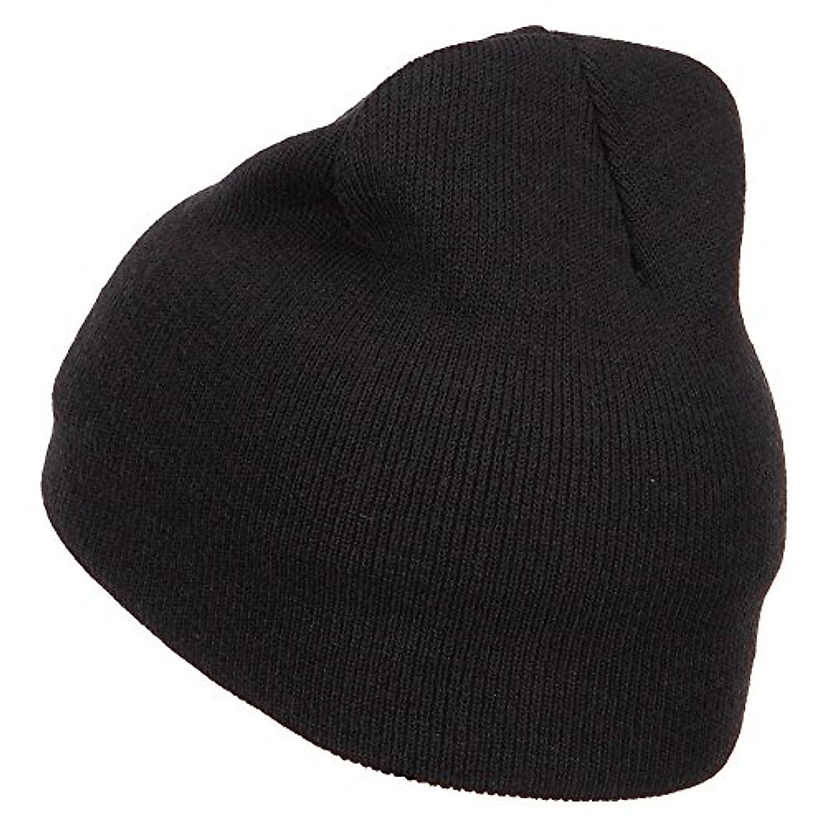 e4Hats.com US Army Veteran Military Embroidered Short Beanie - Black OSFM