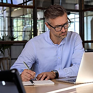 ZenZoi Gray Fountain Pen | Luxury Fountain Pen, Executive Pen for Men, Women | Pen Gift Box W/Refillable Metal Pen, Fine Nib, Converter & 2 Ink Refill | Elegant, Quality, Fountain Pens for Writing