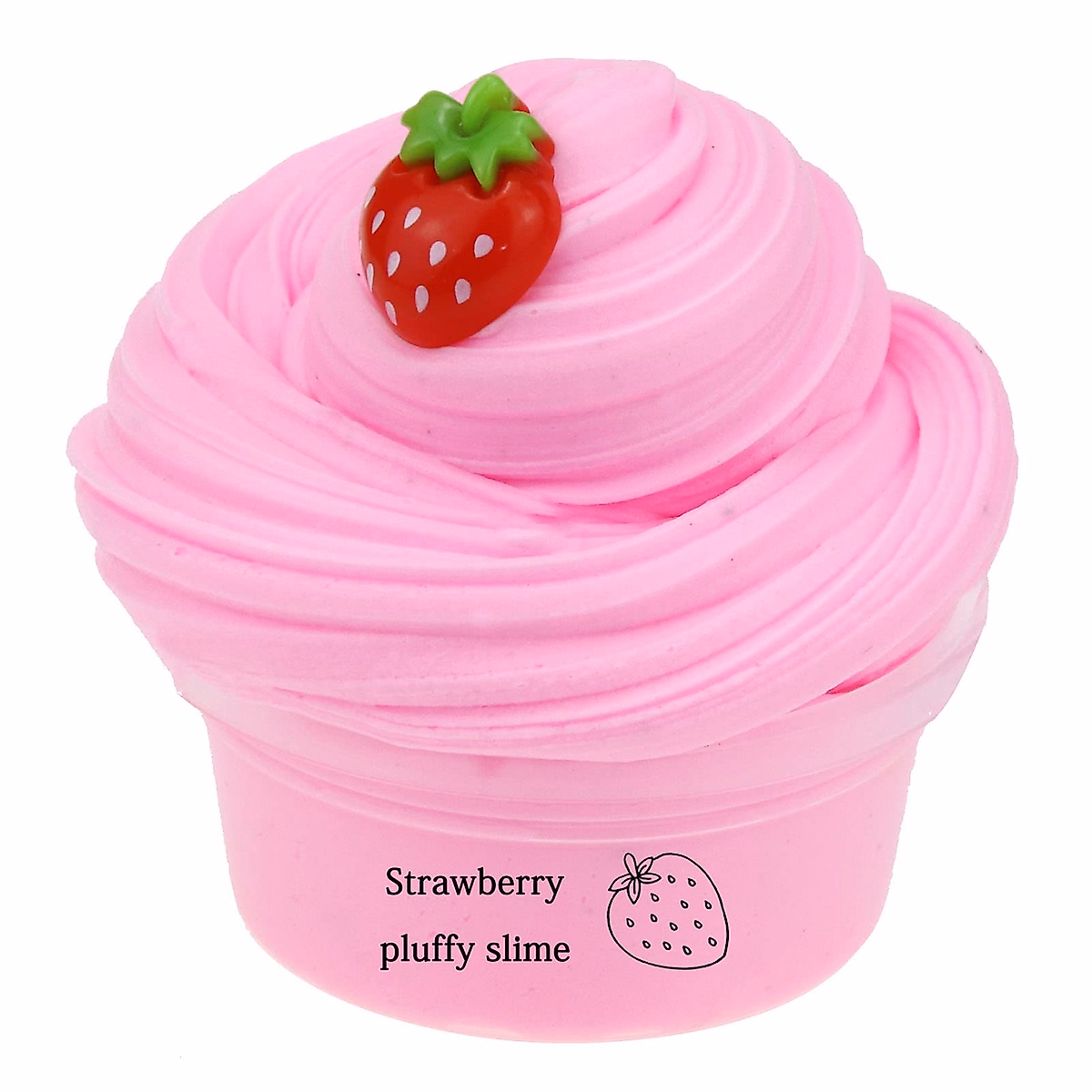 Butter Slime Kit, 1 Pack 60ml Slime Sludge Toy with Charm Fruits Scented Stress Relief Sensory Toy K Slime