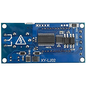 XINGYHENG One Channel Time Relay Module Delay Controller Board Trigger Delay-off Cycle Timing Circuit Switch Module Display Relay Expansion Plate Load Controlled for Micro USB 5V Power Supply