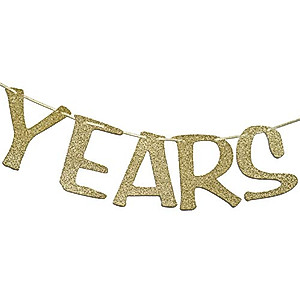 12 Years Loved Banner Sign Gold Glitter for 12th Birthday Party Decorations Anniversary Decor Photo Booth Props