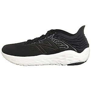 New Balance Women's Fresh Foam Beacon V3 Running Shoe, Black/White, 6.5