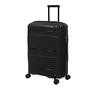 it luggage Momentous 25" Hardside Checked 8 Wheel Expandable Spinner, Black