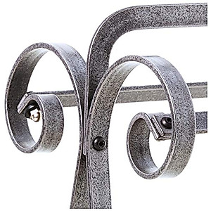 Enclume Premier Scrolled Quilt Rack, Hammered Steel