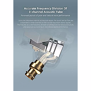 KZ SA08 TWS True Wireless Bluetooth 5.0 Earbuds with Mic, 8BA HiFi Stereo in Ear Earphones, Physical Passive Noise Reduction Hedsets Headphones for Call Phone/Game/Music (Black)