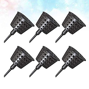 Hemoton 20pcs Bonsai Fertilizer Box Mini Automatic Planting Fertilizers Baskets Slow Release Fertilization Container for Bonsai Plant Food Pellet Flower Size L