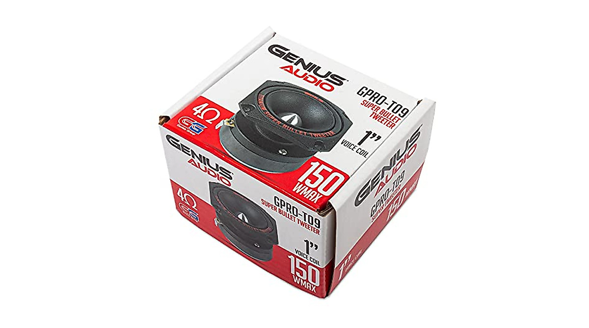 Genius GPRO-T09 Titanium Tweeter - Clear High-Fidelity Car Audio