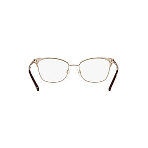 Michael Kors Adrianna IV MK 3012 1108 Matte Cordovan Rose Gold Metal Cat-Eye Eyeglasses 51mm