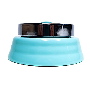 No Battery Required Stainless Steel with Magnet Countdown Student Time Manager Loud Alarm Kitchen Mechanical Baking Reminder Timer (Green)