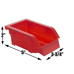 Erie Tools TLPB04 60 Parts Bin Storage Shelving with Locking Wheels for Shop Garage or Home Storage