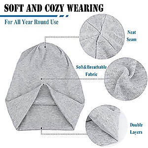 ELLEWIN Slouchy Beanie Hip-Hop Hats Cap for Men Women Soft Lightweight Running Adult Beanie Hats