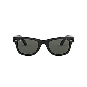 Ray-Ban RB2140 Original Wayfarer Sunglasses, Black/Green Polarized, 50 mm