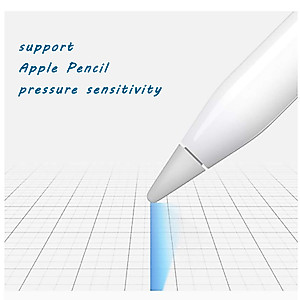 Replacement Tips Compatible with Apple Pencil 2 Gen iPad Pro Pencil - Apple Pencil iPencil Nib for iPad Apple Pencil 1 st/Pencil 2 Gen White 2 Pack