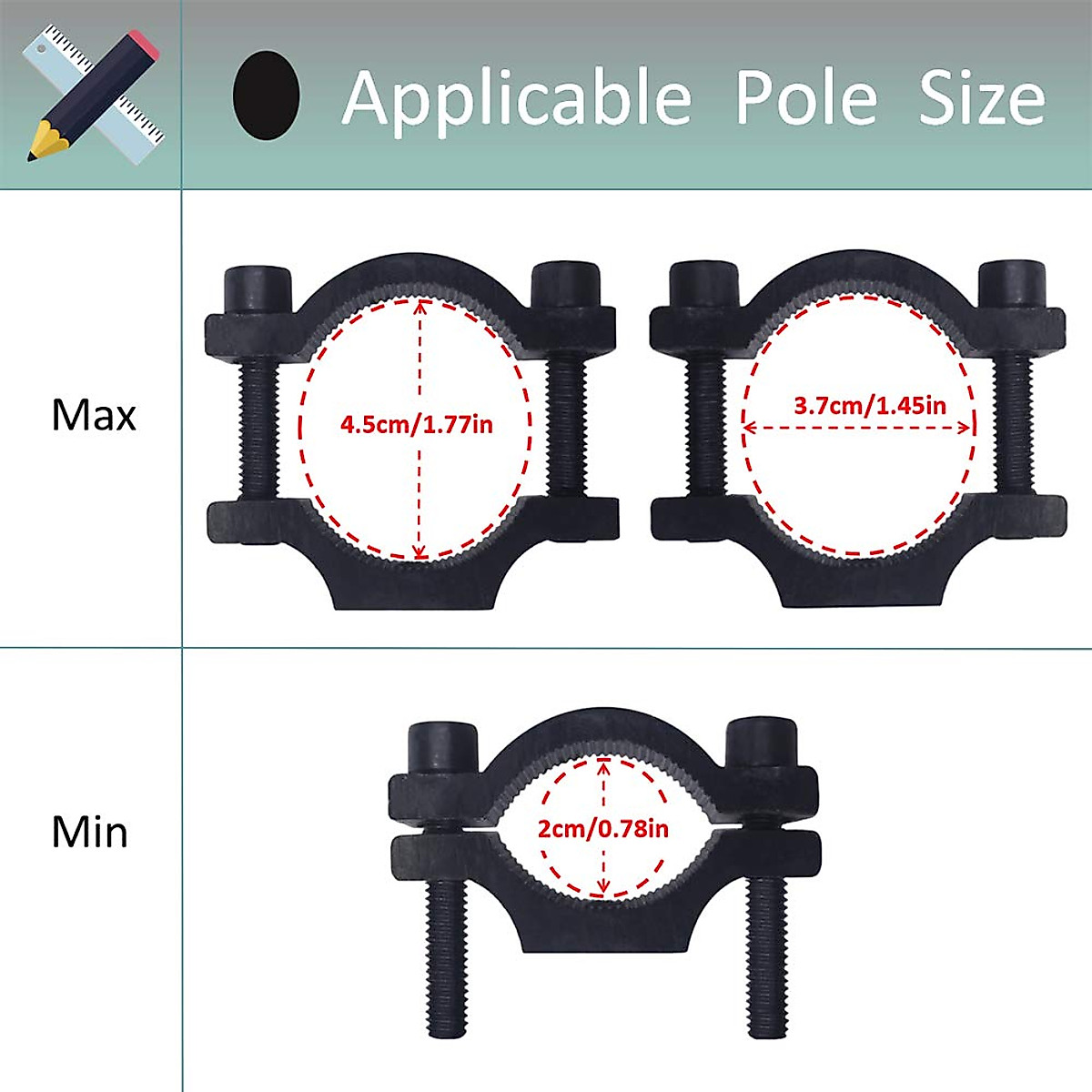 MORICHS Glodorm Universal Hanger Gadget Bag Claw Hook for Electric Scooter Hanging Pothook Accessories for Scooter,Bike,MTB (Black Hook C)