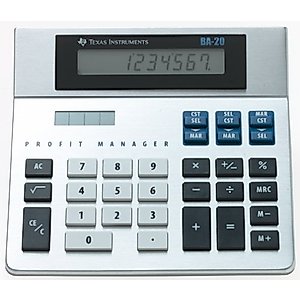 Texas Instruments Profit Manager BA-20 Desktop Calculator