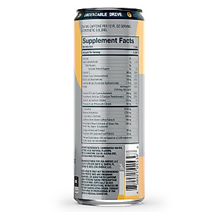 ZOA+ Pre-Workout Energy Drink Supplement - NSF Certified for Sport with Zero Sugar, Nitric Oxide Support, B & D Vitamins, Amino Acids, and Electrolytes (Pineapple Passion Fruit)