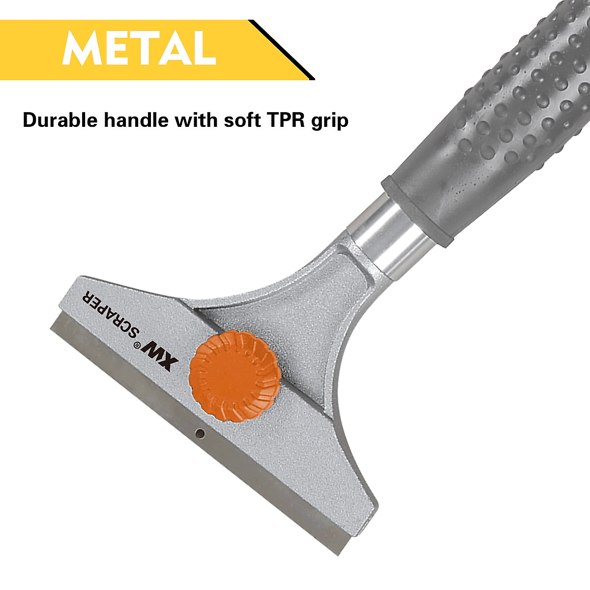 XW Razor Blade Scraper Set, Putty Knife Paint Scraper with Quick Blade Change, Extra 20 Blades Included, 2-Pack