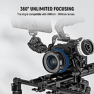 NEEWER PG008 Seamless Follow Focus Gear Ring 0.8 MOD for ø88-90mm Lens, Compatible with SmallRig Compatible with Tilta NEEWER Follow Focus for Canon Sony Nikon Fujifilm Panasonic Sigma Lens