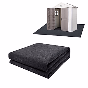 Nisorpa Outdoor Storage shed mat, 6 x 8.2FT Large Size Furniture Floor Anti-Scratch Non-Slip mat, Dustproof Outdoor Garage mat, Waterproof Storage shed Floor mat