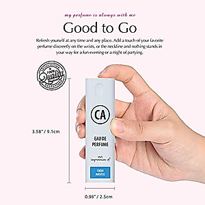 CA Perfume 2020 Most Attractive Men  Set Impression of ( Aventura + Mr.Savage + Bvl. Man + Invincible + Legend ) Fragrance Sample Travel Size Parfum Sprayer ( 0.3 Fl Oz/10 ml) x5