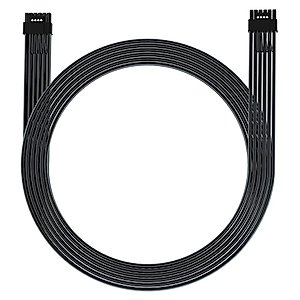 16Pin GPU 12VHPWR PCIe 5.0 Cable: 16AWG ATX 3.0 12VHPWR 16PIN PCIE Cable, 600W Male to Male 12+4 Pin PCIE Cable for RTX 4090 4080 3090TI 4070Ti for MSI, Gigabyte, GameMax, Thermaltake Power Supply