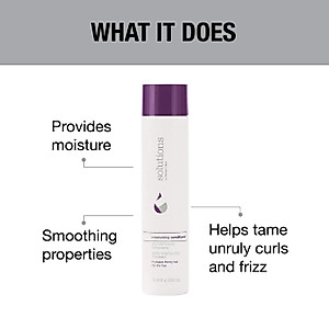 GREAT CLIPS Solutions Moisturizing Conditioner, 10oz |Repairs & Softens Damaged Hair | For Dry, Coarse, or Curly Hair