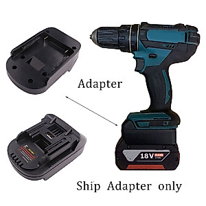 BS18MT Battery Adapter,BS18MT Battery Converter for Bosch 18V to for Makita Power Tool with 5V 2.1A USB Charge for Makita Battery Holder Mount 18V BL1820/30 Tools