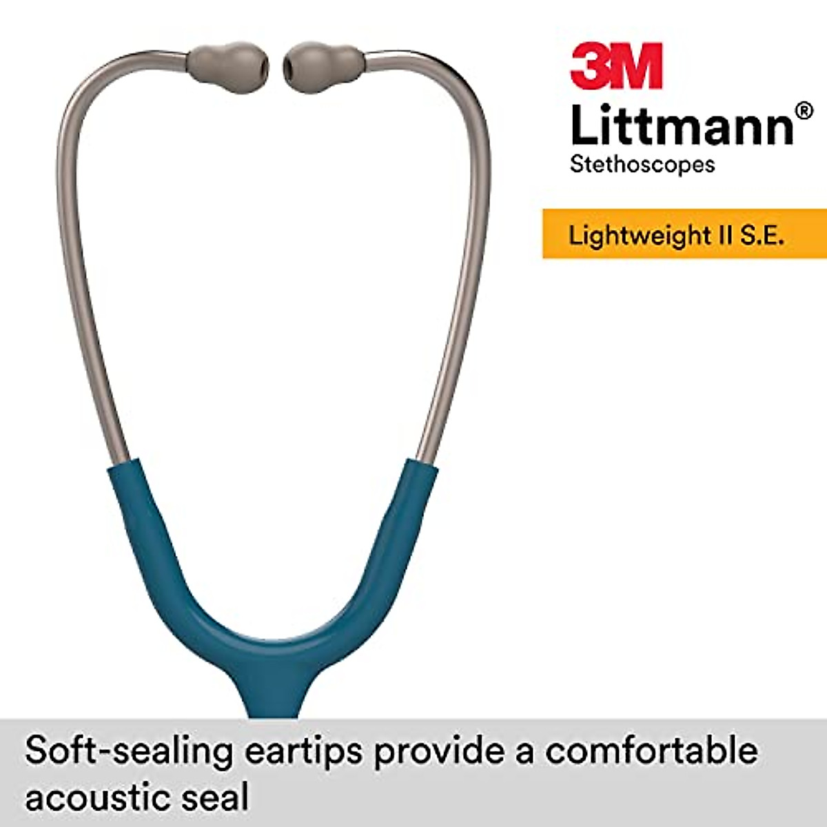 3M Littmann Lightweight II S.E. Stethoscope, 2452, 28" Caribbean Blue Tube