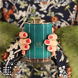 ESNA HOME Luxury Scented Candles | Aromatherapy Natural Soy 8.8oz 50 Hours Long Burning Candles | Lavender Essential Oils | Stress Relief Sandalwood Candles for Home Scented | Housewarming Gift