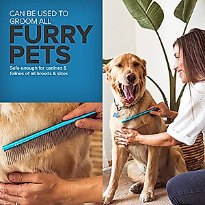 Paws Pamper Professional Greyhound Comb for Dogs and Cats