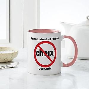 CafePress Friends Dont Use Citrix Mug Ceramic Coffee Mug, Tea Cup 11 oz